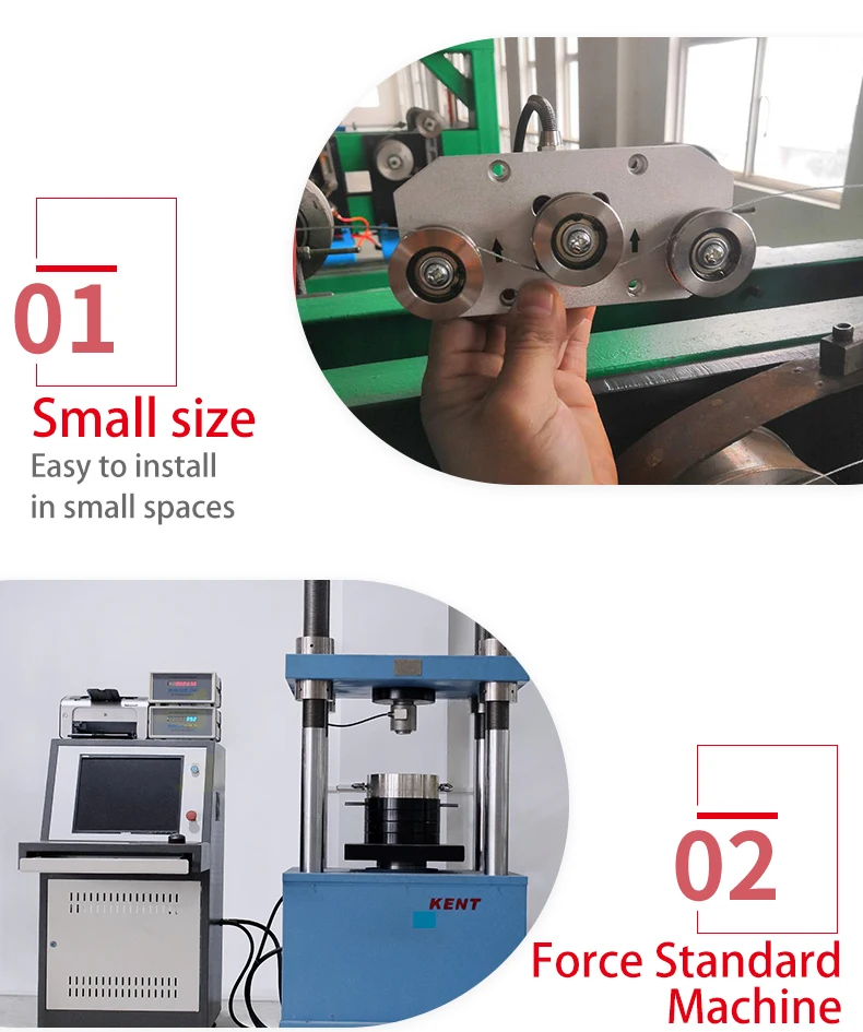 Three Pulley Cable Tension Sensor - 20N to 1000N Load Cell for Accurate ...