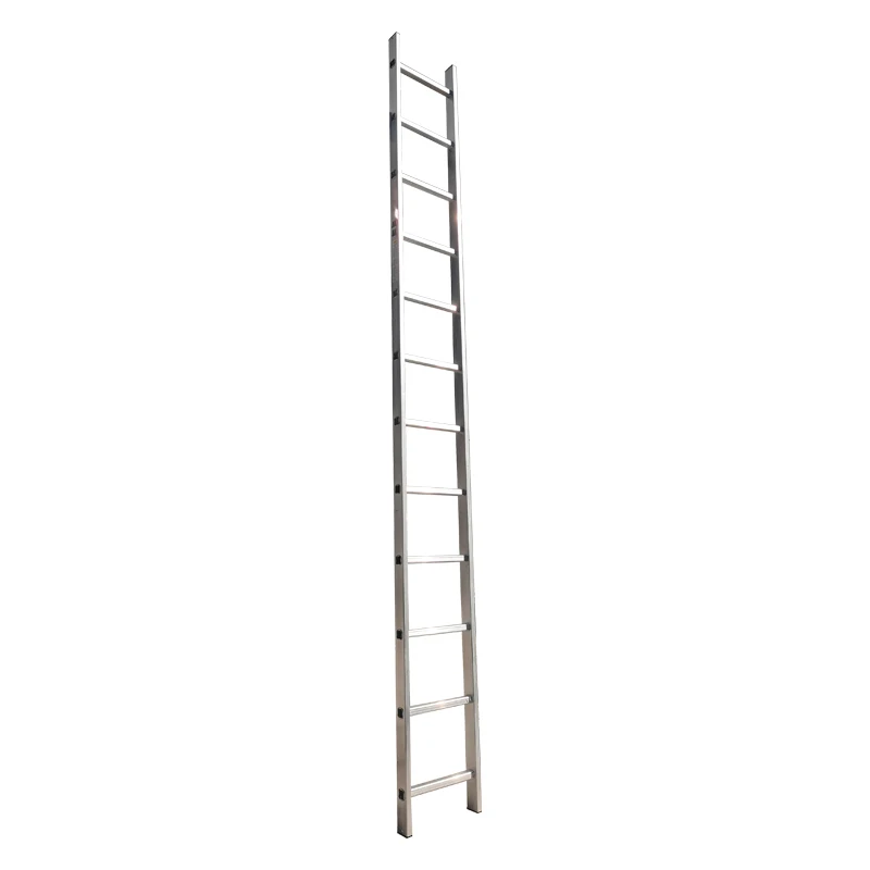 Weiken Factory 10 Steps Aluminum Ladder Single Side Straight Ladder ...