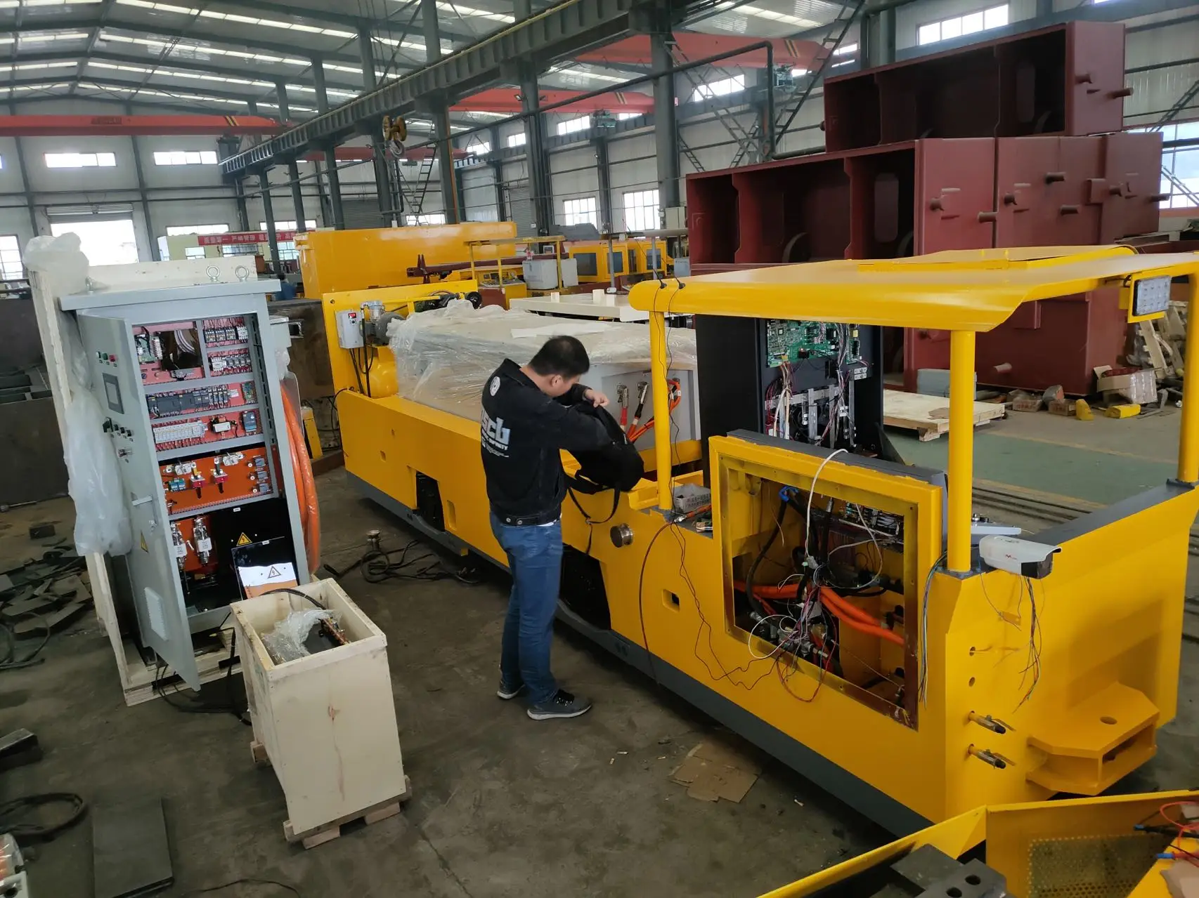 Timespower Underground Tramway Locomotives Battery Operated