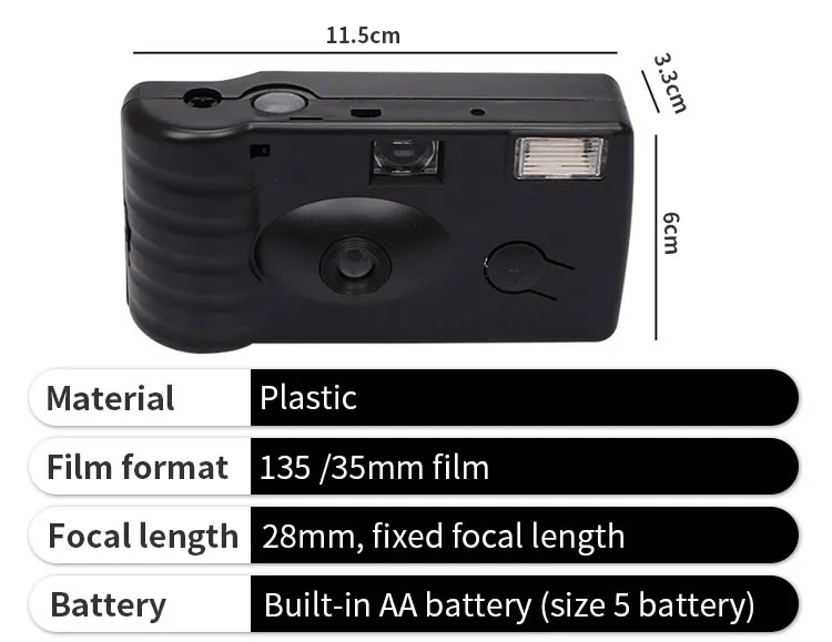Custom Branded Disposable Film Camera, ISO 400, 18 Exposure, Wholesale ...