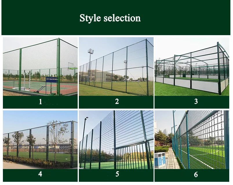 Stainless Steel Soccer Basketball Court Sport Chain Link Fence Outdoor ...