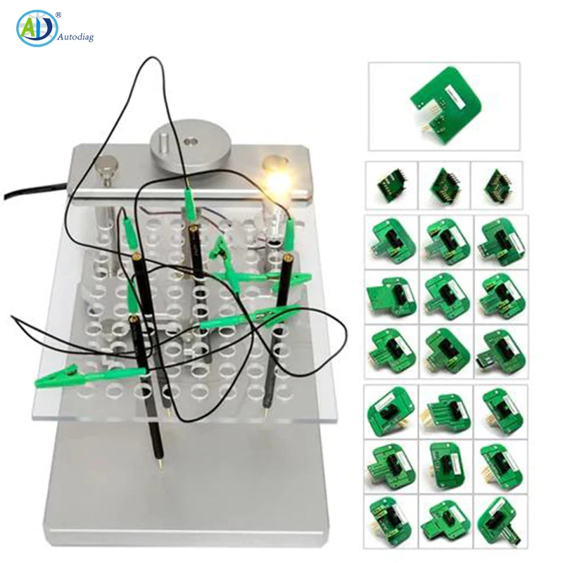 Metal Multi-function Bdm Frame With Led Light + 22pcs Adaptor For Bdm ...