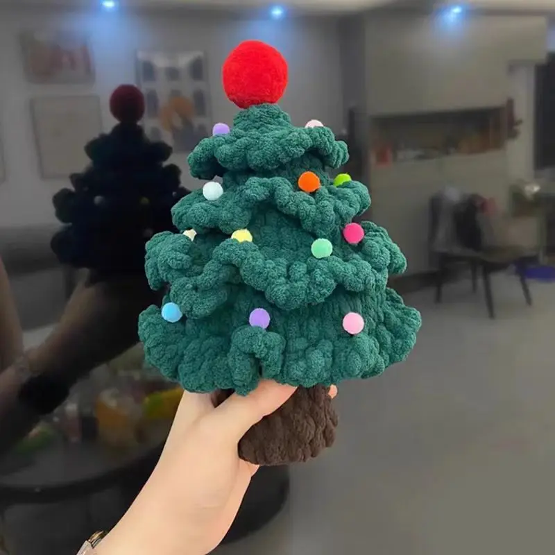 Christmas Tree Pure Hand-knitted Christmas Party Holiday Christmas Tree ...