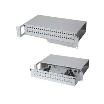 High Density Odf Optical Fiber Frame For 19 Inch Cabinet 24 Port / 48 ...