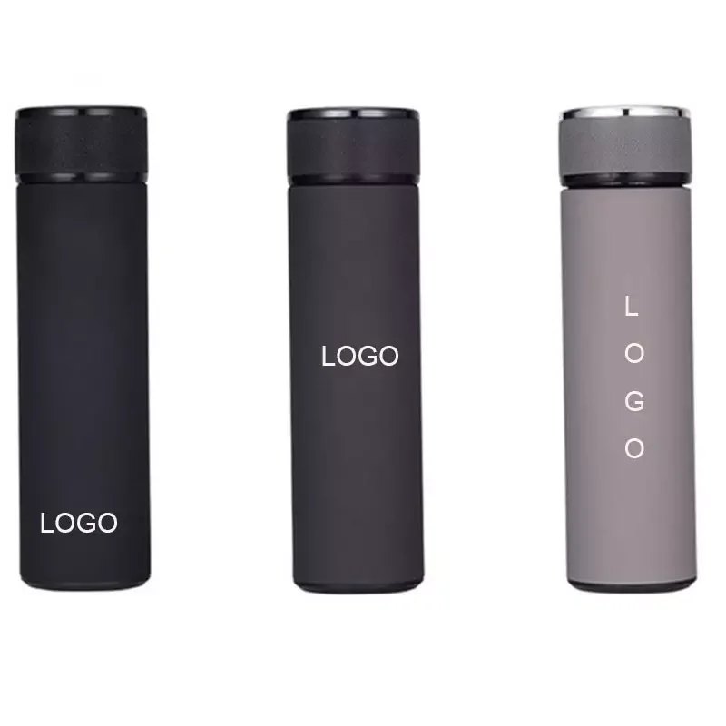 Leather Insulated Drinking Water Thermos - Double Wall