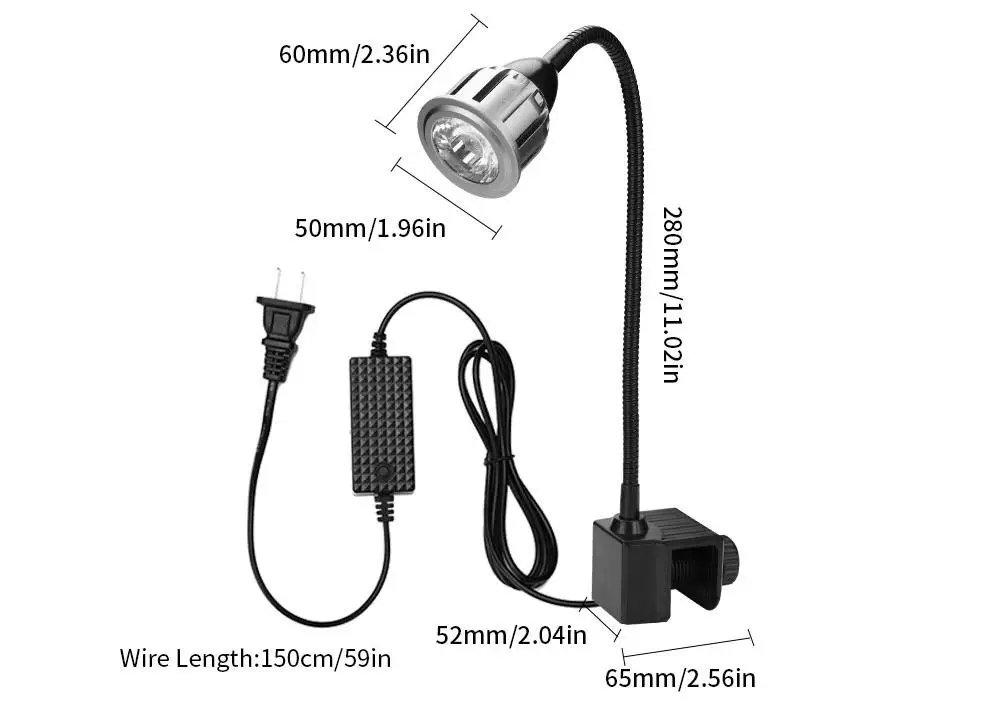 Fish Tank Spotlight - South American Landscape Dimmable Aquarium LED