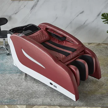Hicomed Red Luxury Beauty Salon Hair Washing Massage Bed Electric ...