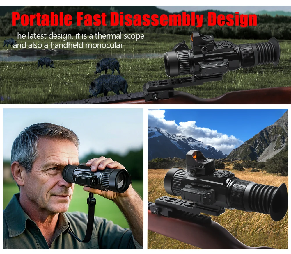 TRX335 Thermal Imaging Scope - Advanced Outdoor Hunting Tool