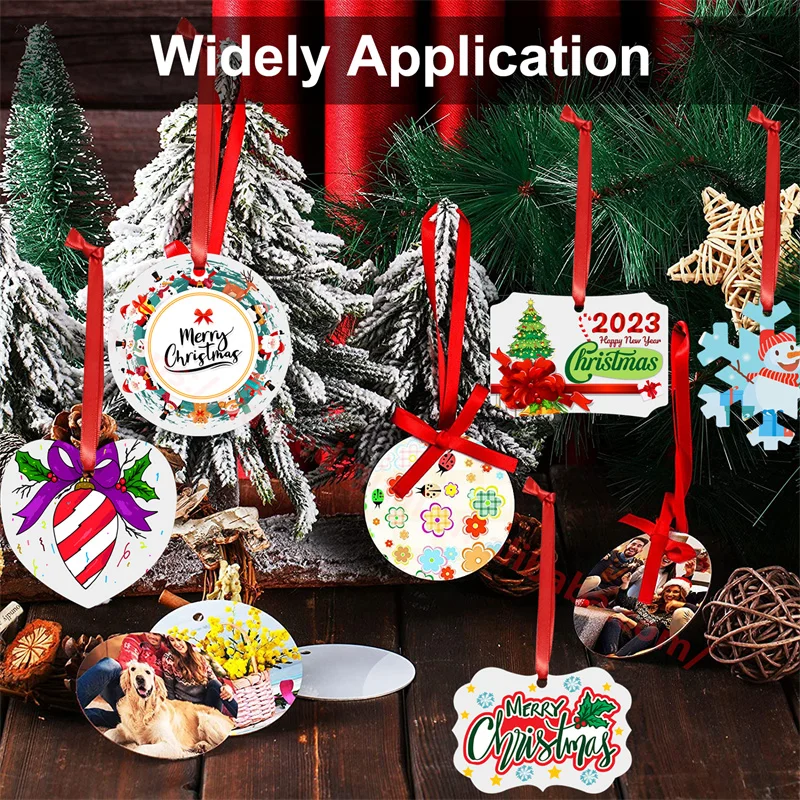Christmas Decoration Hanging 3 Inch Benelux Round Double Sided Circles ...