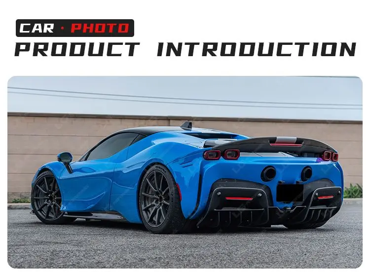 Upgrade Your Ferrari SF90 with N-Style Carbon Fiber Spoilers