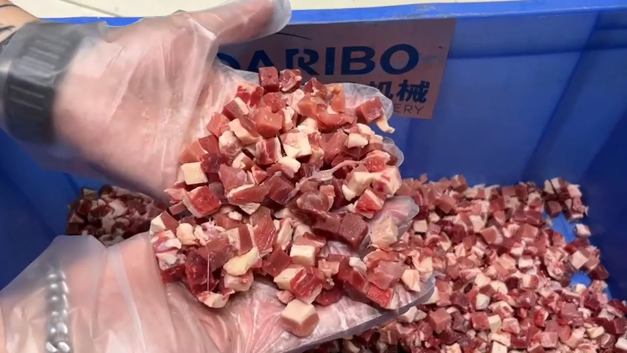 Drb-psd300 Frozen Pork Belly Loin Cutter Diced Cooked Boneless Chicken ...