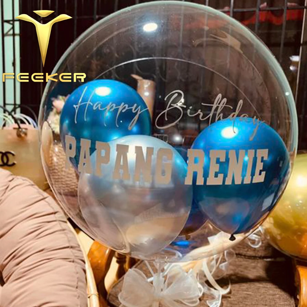 Globos Burbuja Balloon 20 Inch Bobo Helium Balloons For Party ...