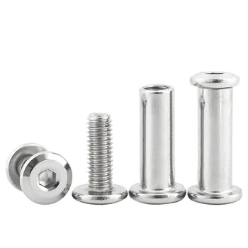304 Stainless Steel Flat Head Ledger Nail To Lock Female Screw ...