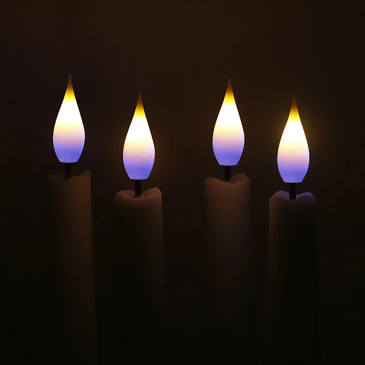 11inch Artificial 3d Taper Electronic Candles Window Flickering Led ...