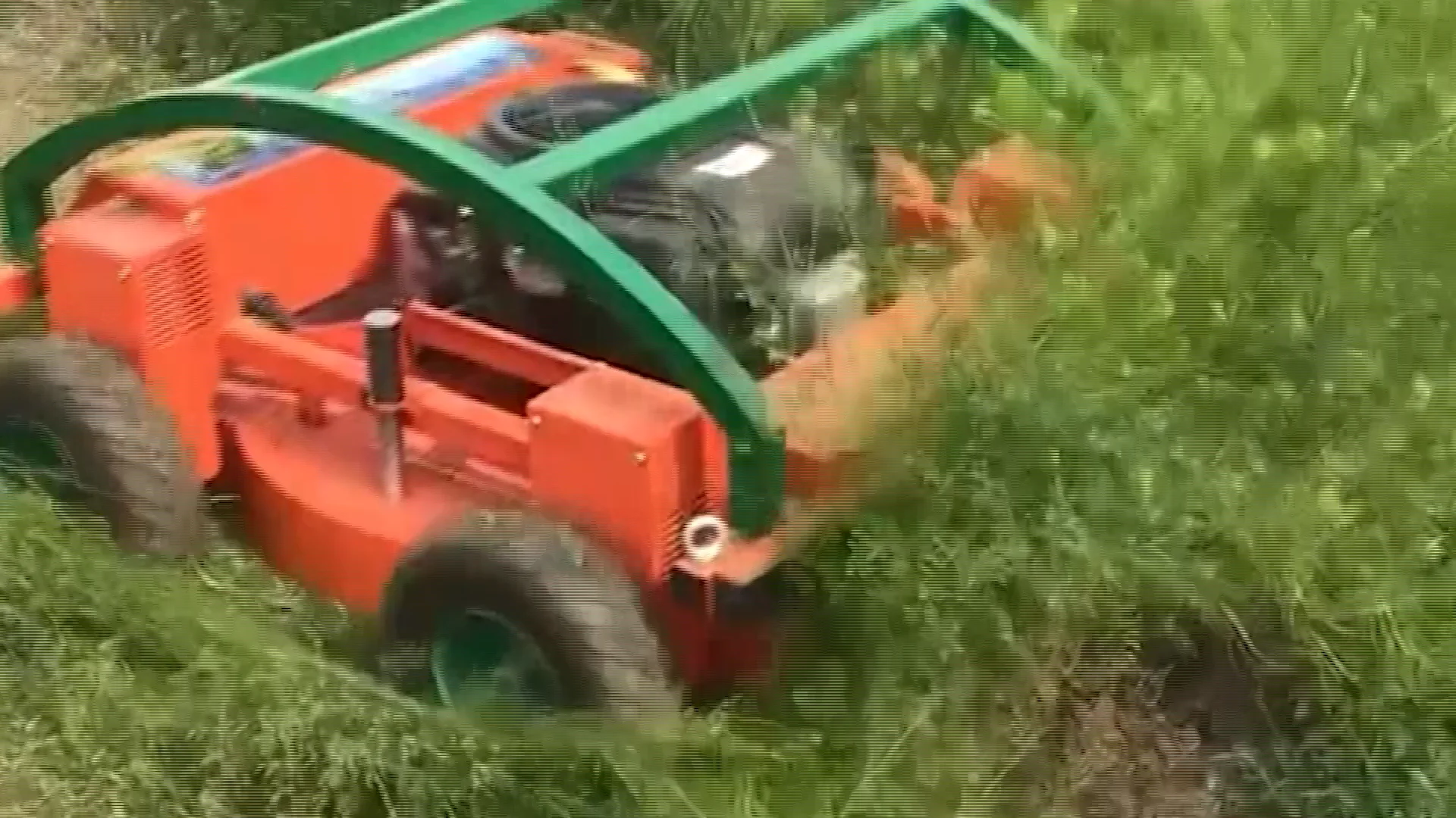 Mini Small Compact Remote Controlled Mower Agricultural Machinery Grass ...