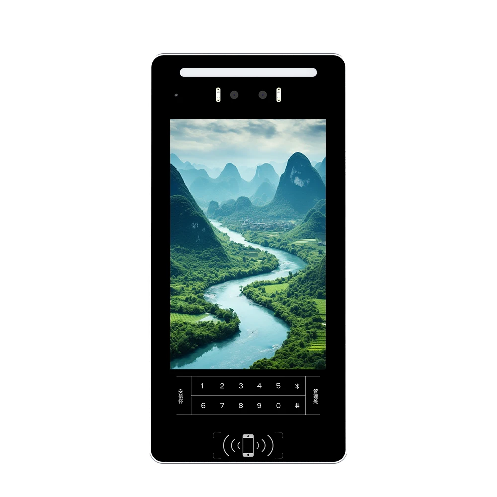 10-Inch Video Intercom with Face Recognition Access Control System ...