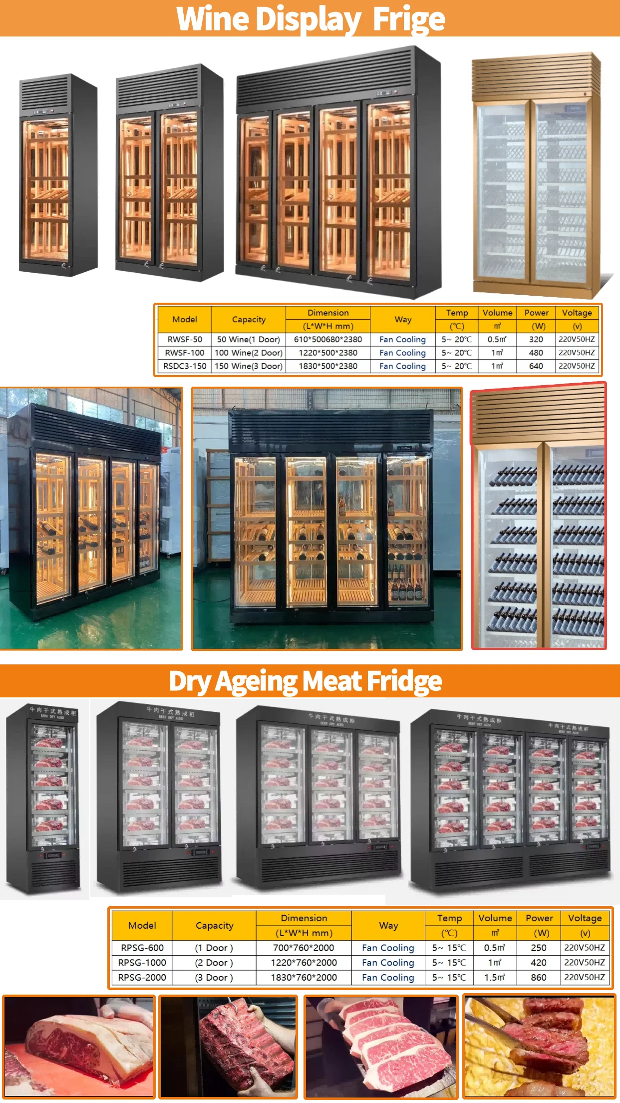 Commercial Industrial Vertical Price Other Frigo Refrigerador Equipment ...