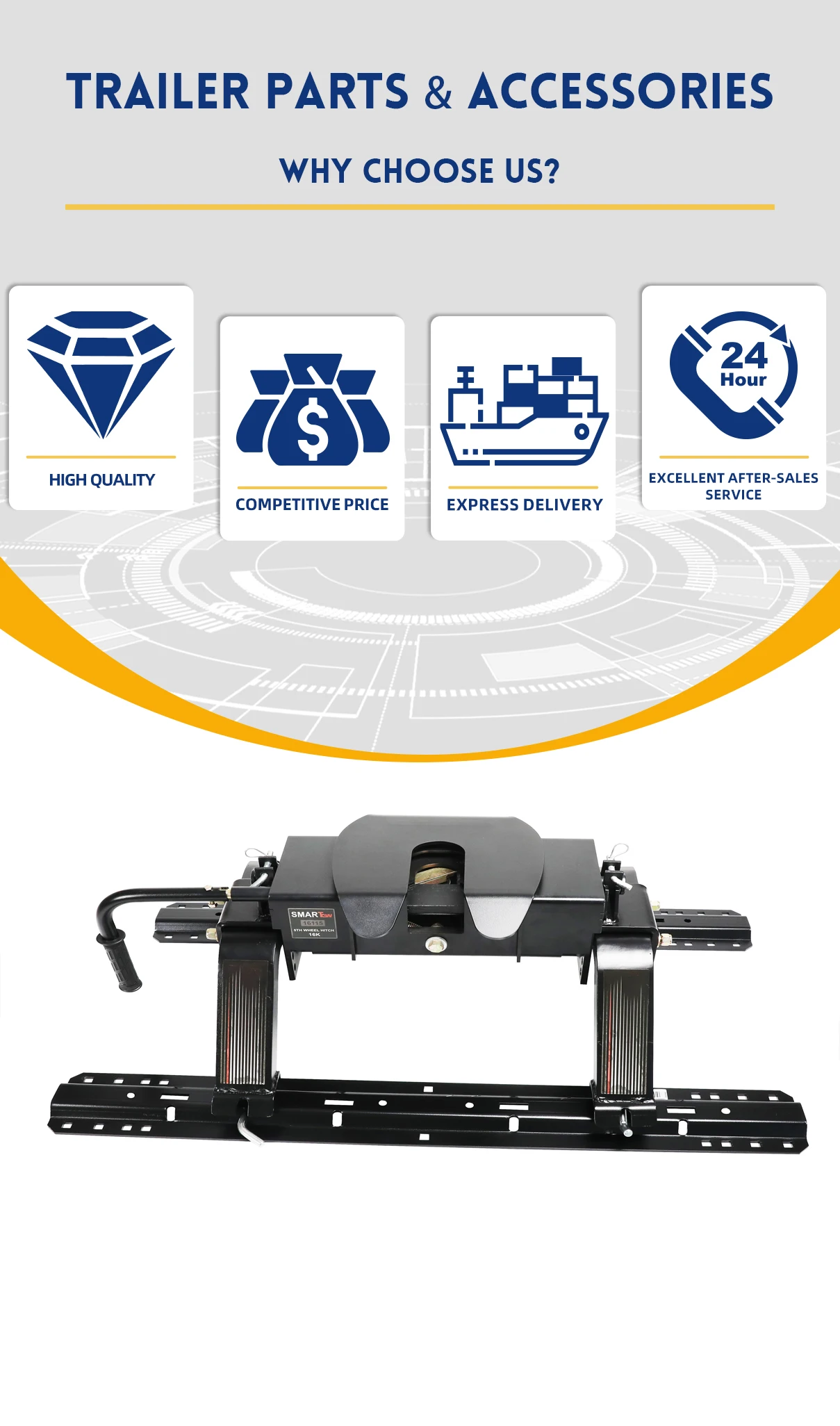 Fifth Wheel Towing Systems - Reliable Tractor Hitch Accessory