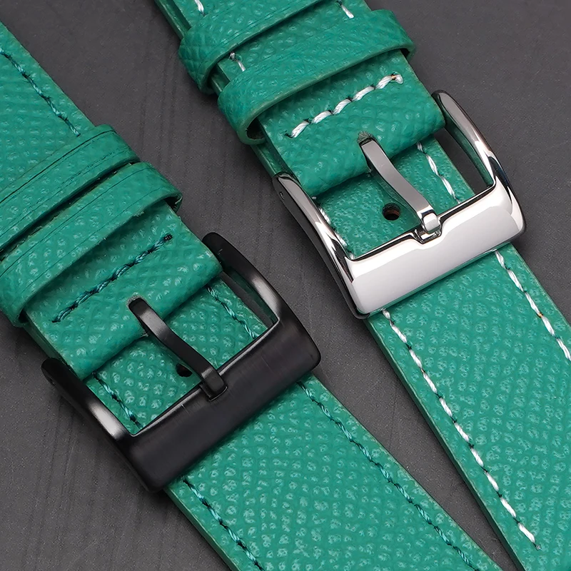 Premium Handmade Genuine Vintage Full Grain Leather Watch Strap With ...
