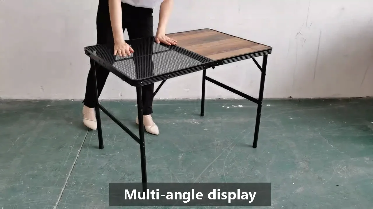 Portable Foldable Lightweight Outdoor Cooking Grill Travel Metal ...