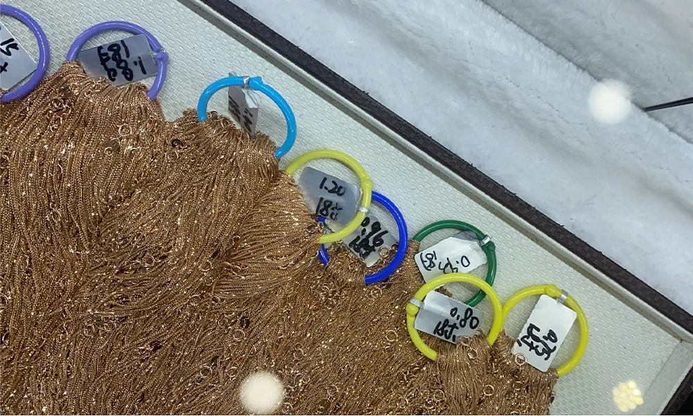 Au750 Pure Gold Chopin Chain Necklace - 18K Gold Wheat Chain