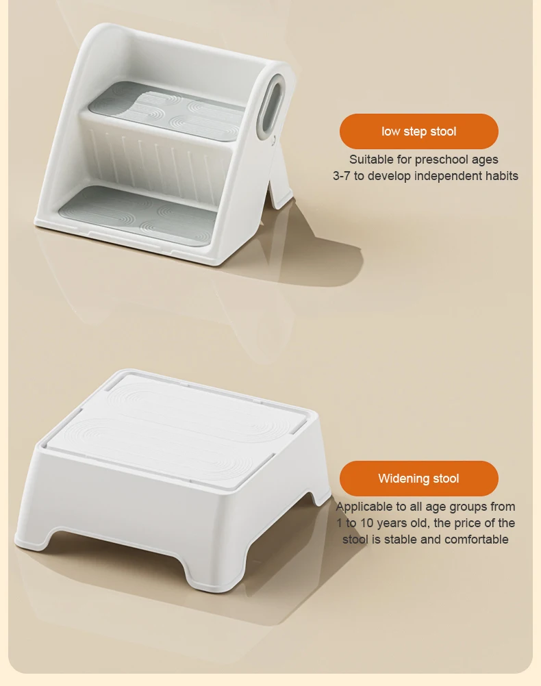 Double Kids Step Stool Removable for Kids Multi-function Anti-Slip ...