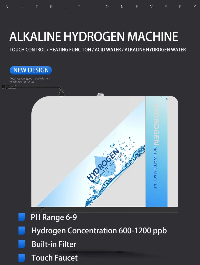 Japanese Technology Platinum Coating Hydrogen Water Machine Alkaline ...
