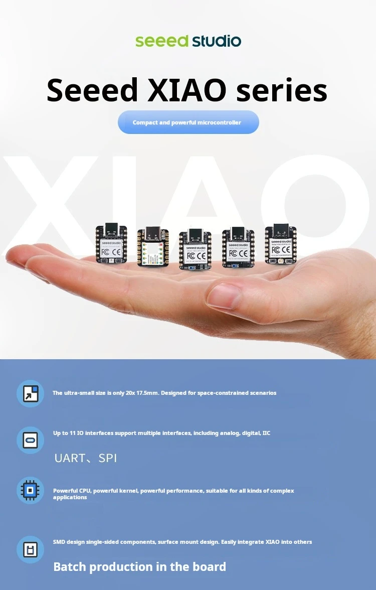 Chipboard Seeed Studio Arduino Xiao Starter Kit Official Tutorial for ...