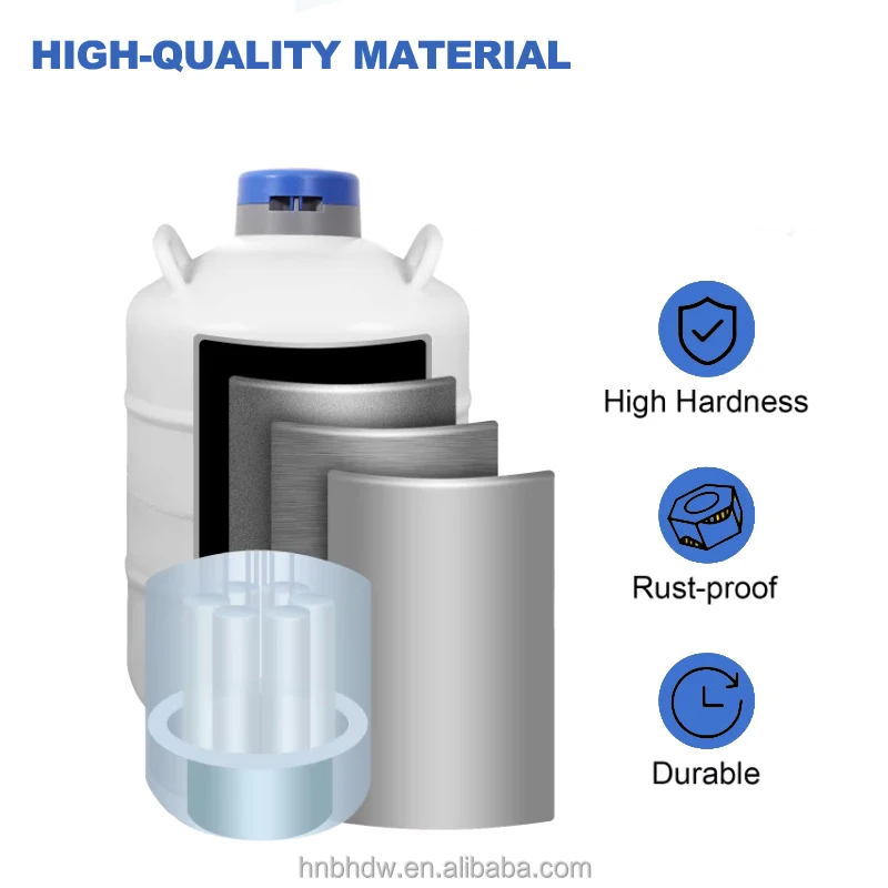 30L LN2 Transport Dewar Dolly - Efficient Liquid Nitrogen Storage