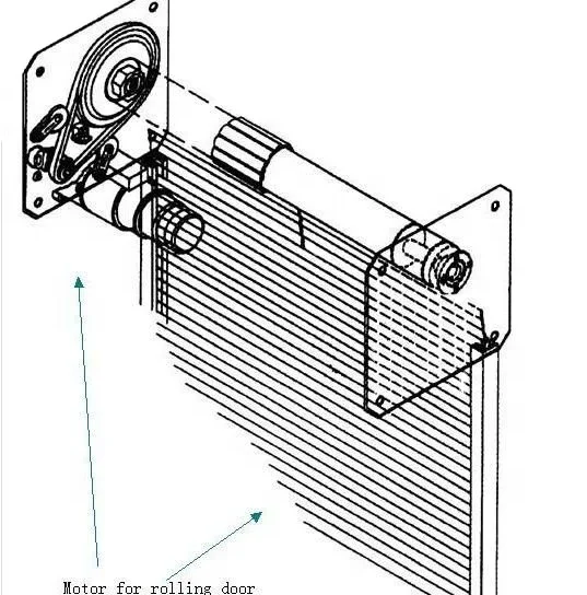 600 Kg Daily Remote Lift Controller Electric Roll Up Garage Door Opener ...
