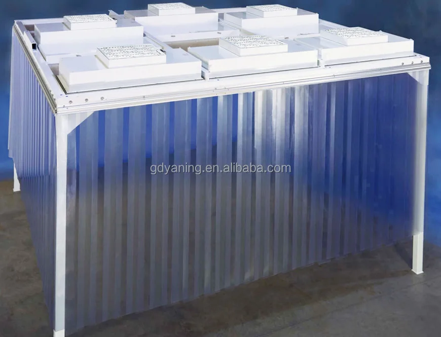 Clean Room System Wall Panels Modular Soft Panel Dust Free Ffu Soft ...