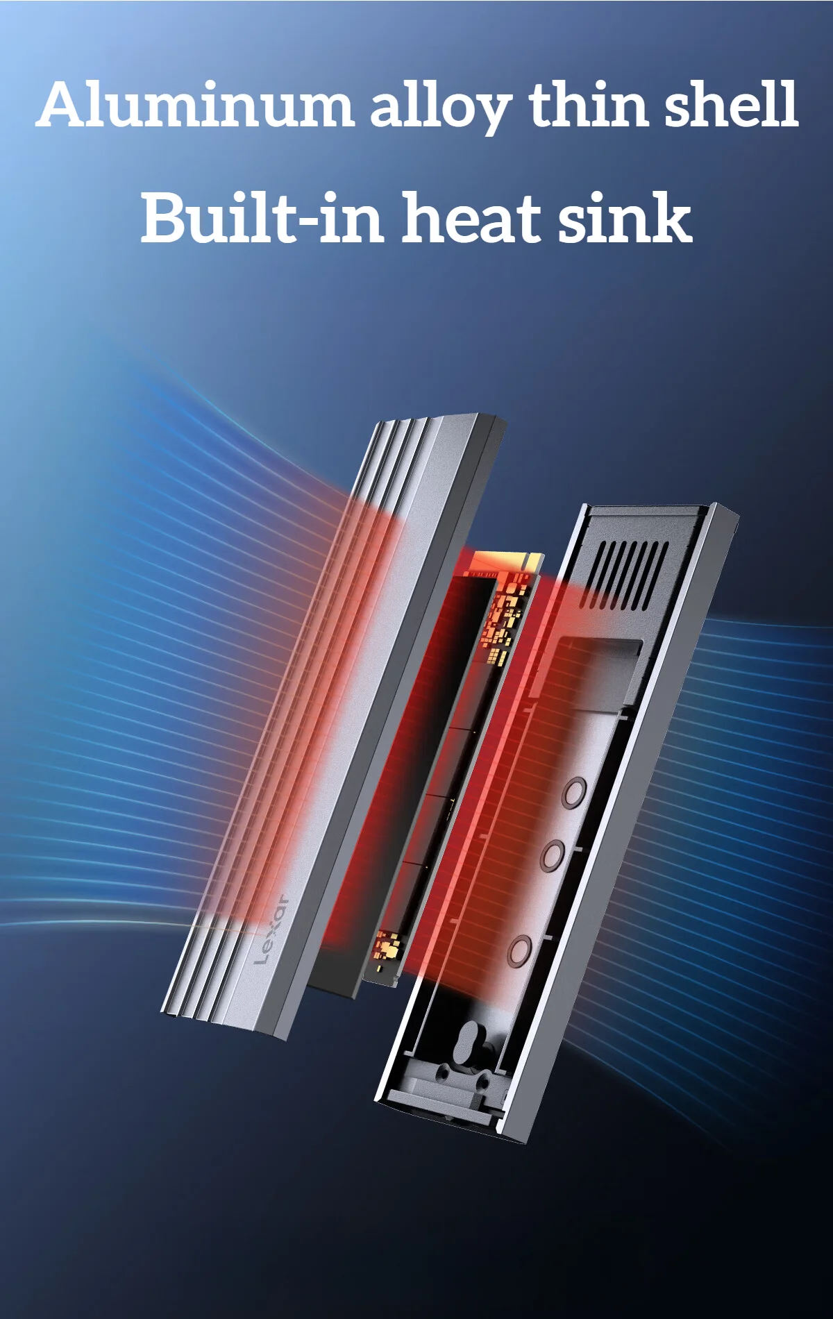 M.2 Solid State Drive Box Type-c All-aluminum Solid State Mobile Hard ...