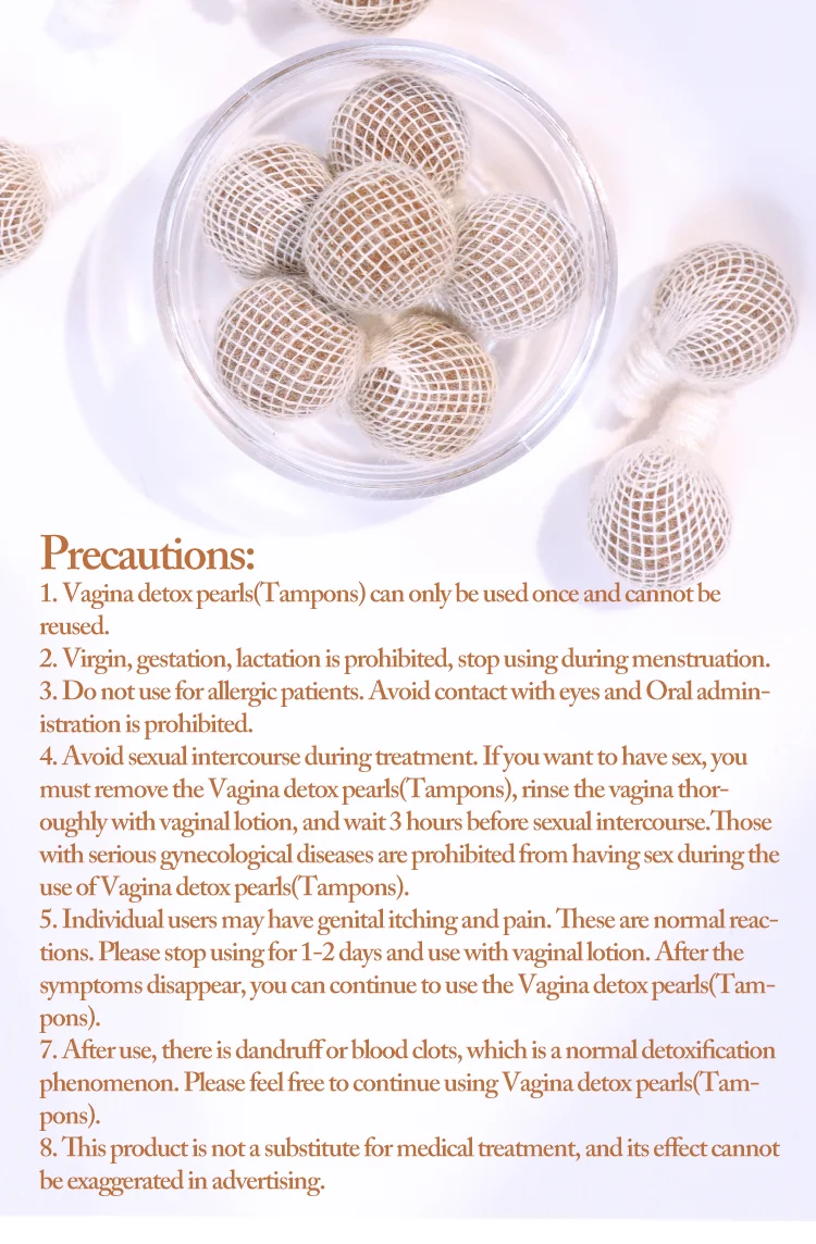 Yoni Detox Pearls - Natural Vaginal Cleaners Wholesale