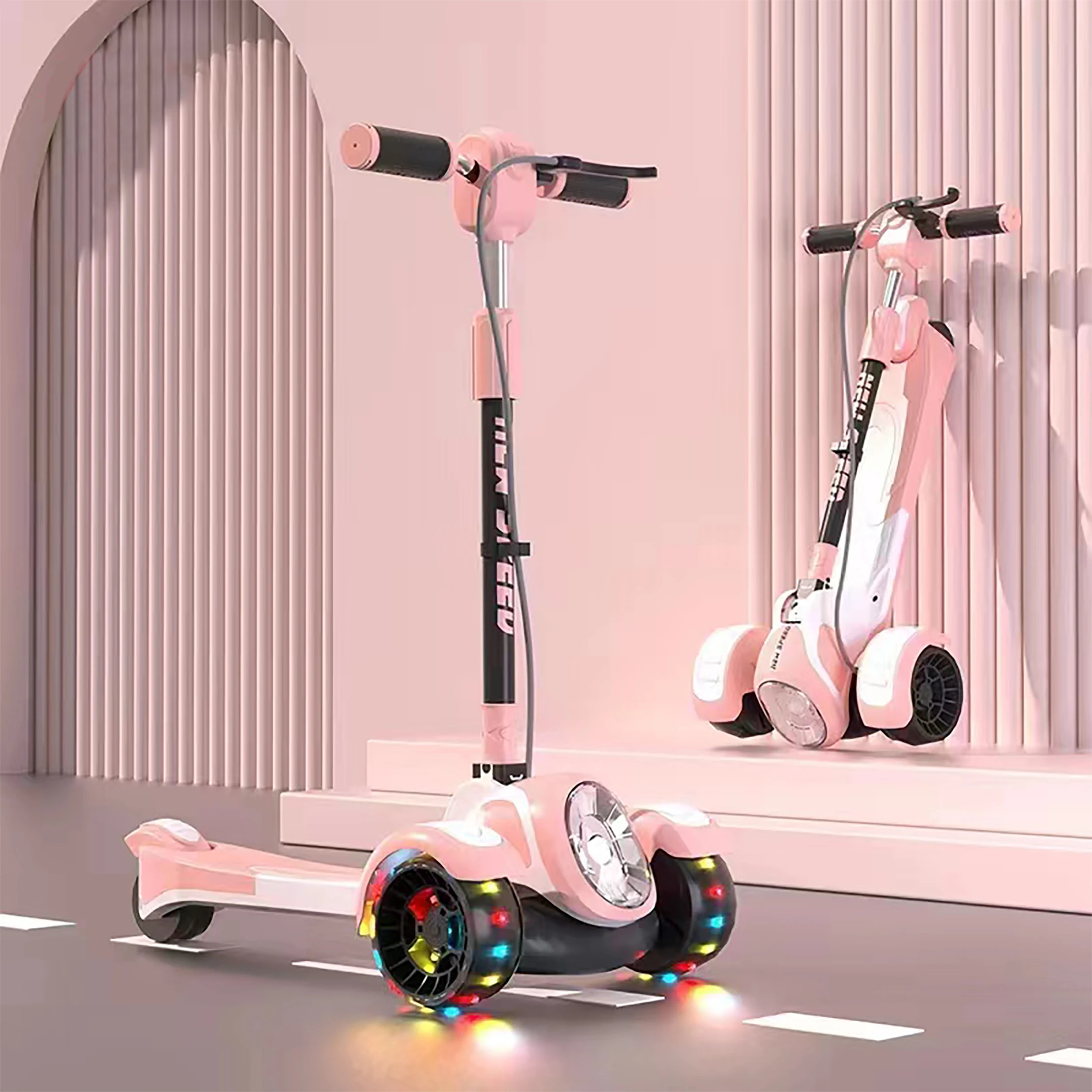 Girls Age 6 Toy Flicker Kick Scooter for Children