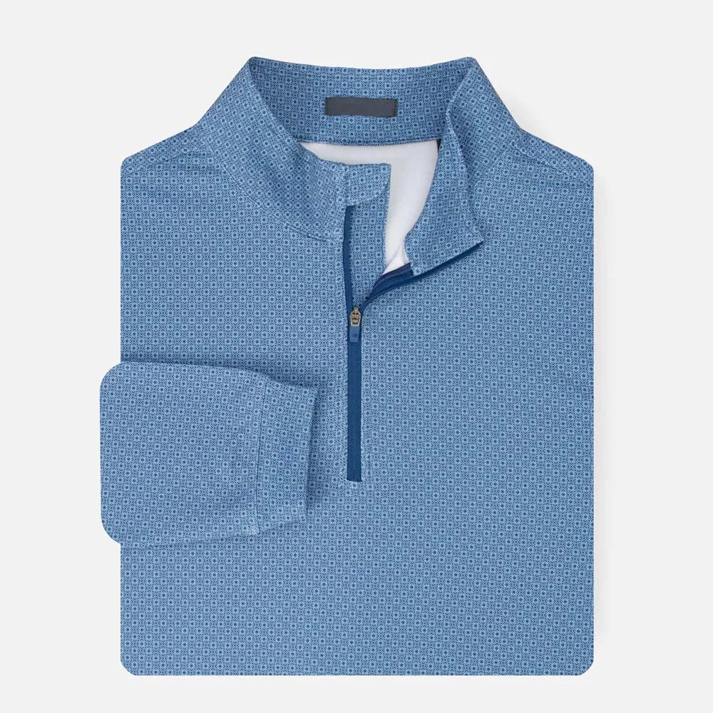 Custom Printed Golf Embroidered Half Zip Pullover Hoodie