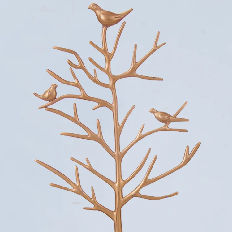 Shop Decoration Removable Jewelry Tree Holder Metal Ring Earring Holder ...