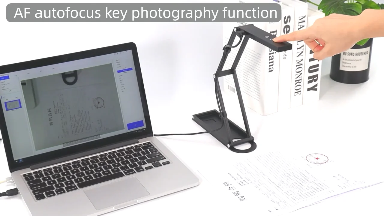 Netum Radall Sd-1300 Portable Document Scanner Machine Small Foldable ...