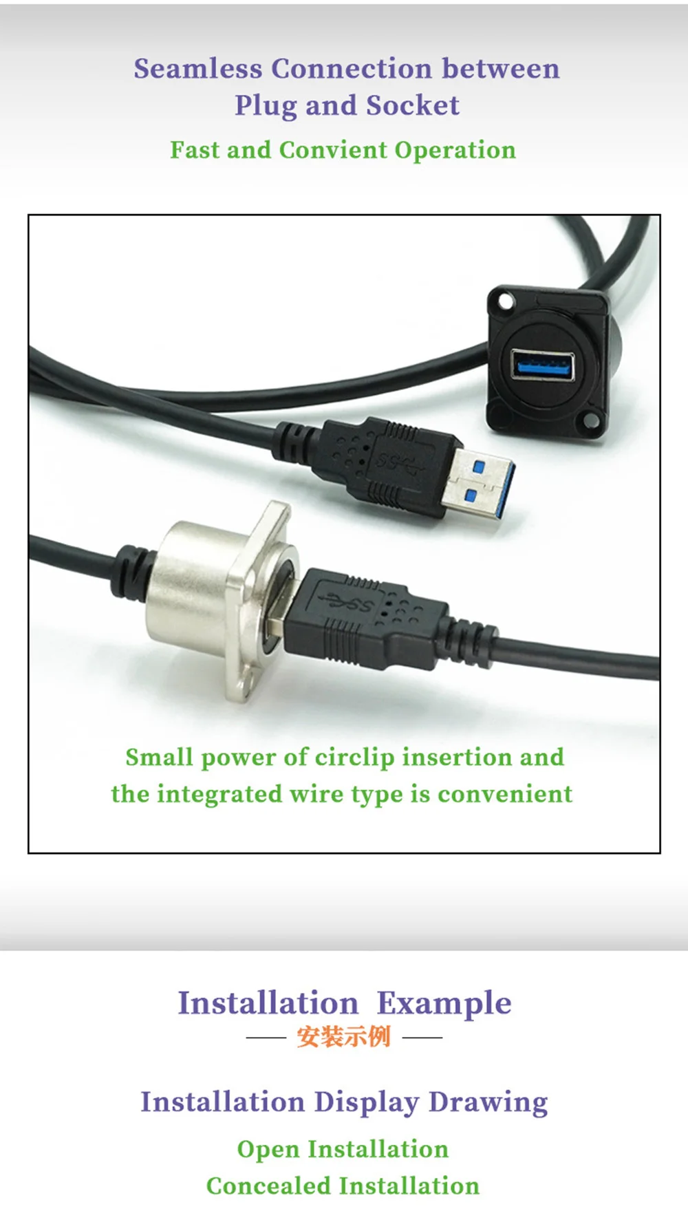 D-type Rj45 Panel Mount Rj45 Socket Female To Female Cat6 Data ...