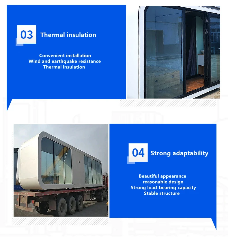 Prefab House 20ft 40ft Prefab Movable Outdoor Container House ...