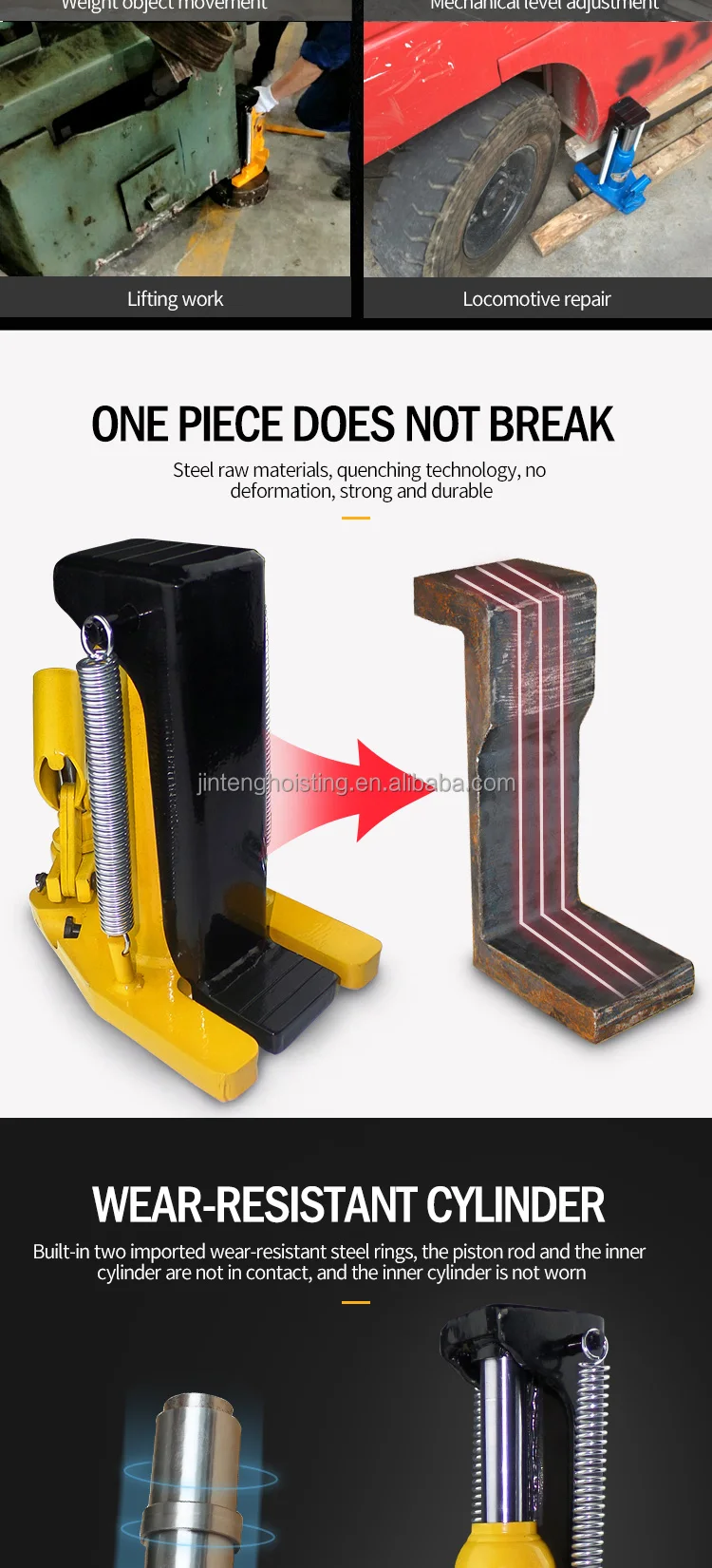 Factory Customized Container Lifting Jacks Lift Toe Hydraulic Claw Jack ...