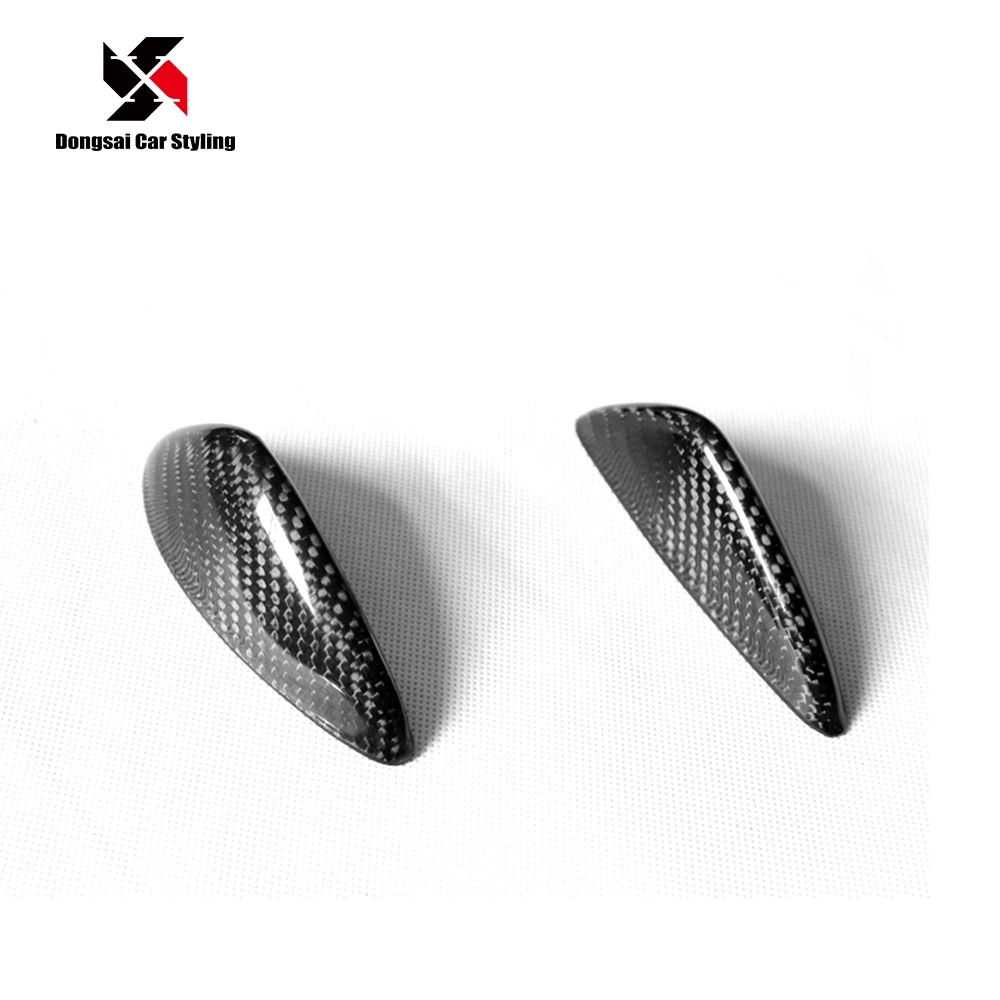 Carbon Fiber Front Bumper Side Canards For Mercedes Benz C Class W205 ...