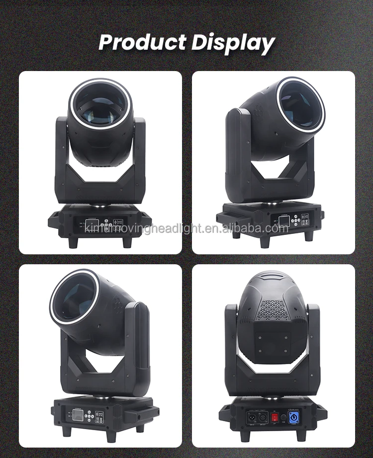 Beam 295W Sharpy Moving Head Light - Double Prism Stage Luces