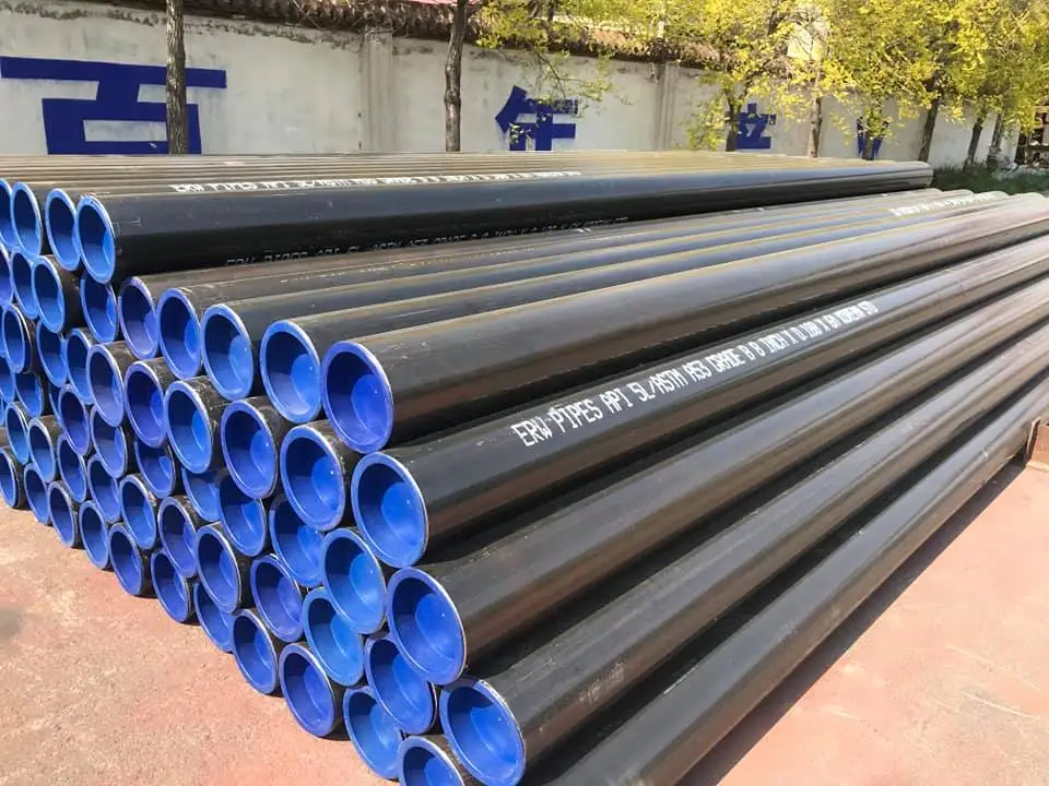 Astm Api 5l ERW Sch 40 80 A106 Grb Price Per Ton Hot Rolled Steel Pipe ...