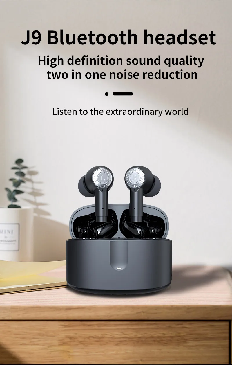 Valdus J9 Neckband Headset - 2 in 1 ANC ENC Earphone