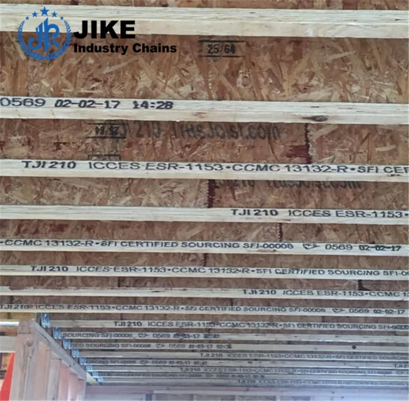 16" Floor Wooden Joist for USA Market 90*45 mm OSB Flange I Joist Beam ...