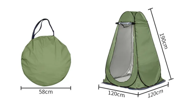 Outdoor Portable Folding Camping Toilet Tent For Washing Changing ...