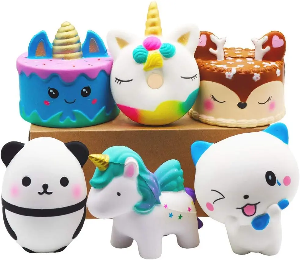 Kawaii Mini Bread Squishies Squishy Scented Slow Rising Stress Relief ...