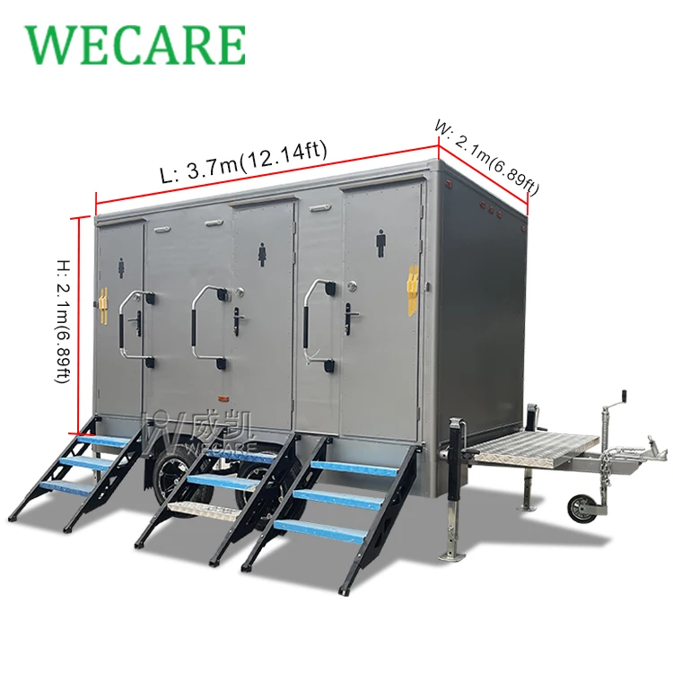 Wecare Outdoor Mobile Luxury Bathroom Portable Restroom Toilet Trailer ...