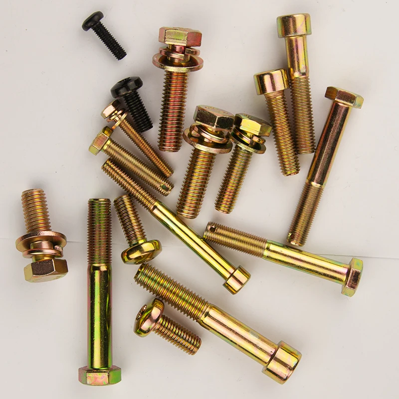 M4 M5 M6 M8 M10 M12 Steel Black Surface Three Point Under Head Three ...