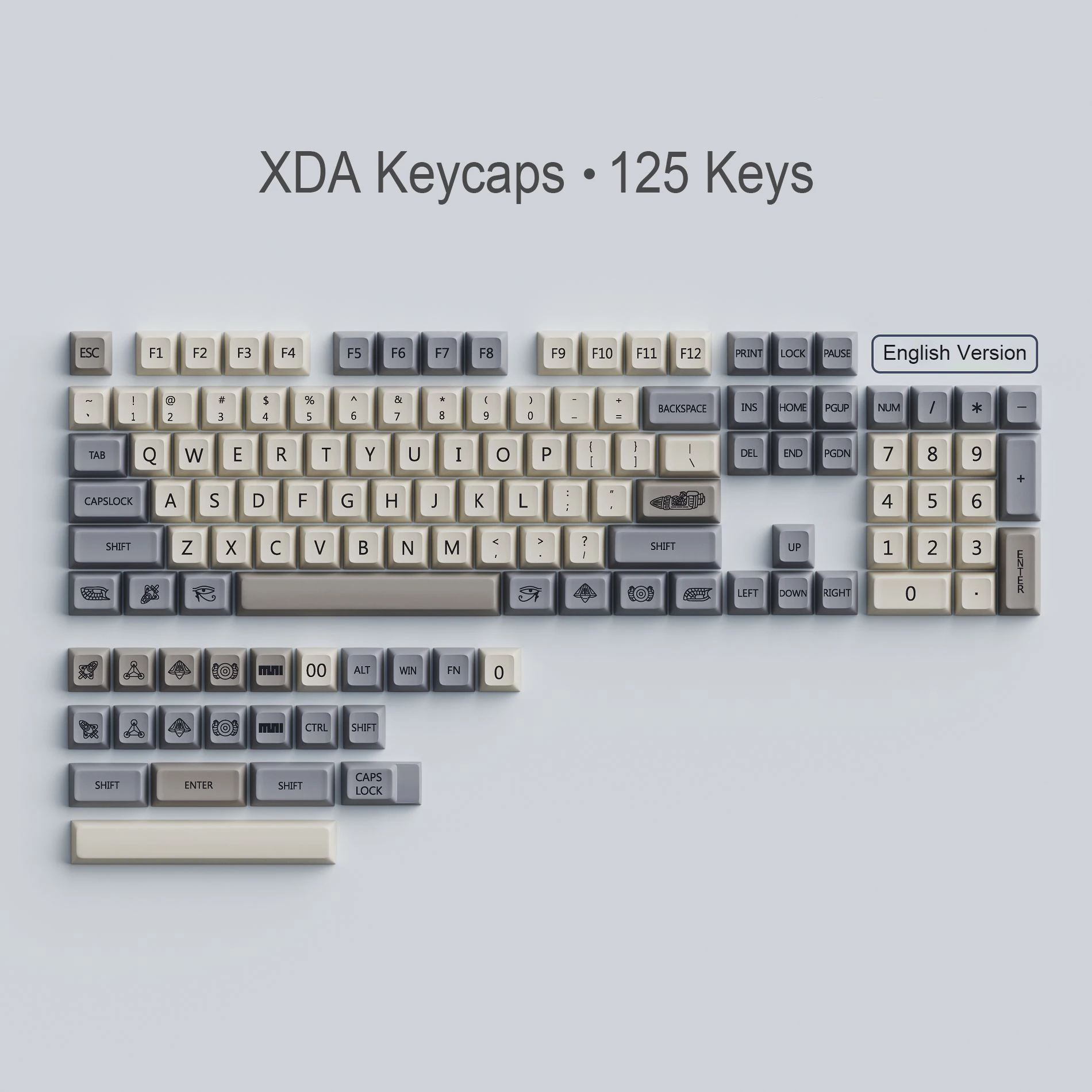 Customized Pbt Dye Sub Keycaps For Gaming Mechanical Keyboard Kit Multi ...